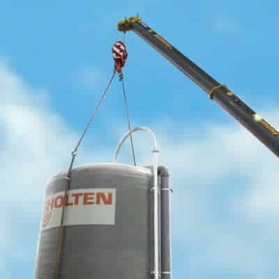 Mobile Silos GFK/Stahl | 20 + 25 + 30m³ | HOLTEN Online