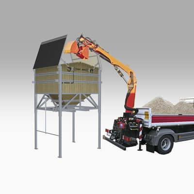Mobile Silos GFK/Stahl | 3,5 + 5m³ | HOLTEN Online