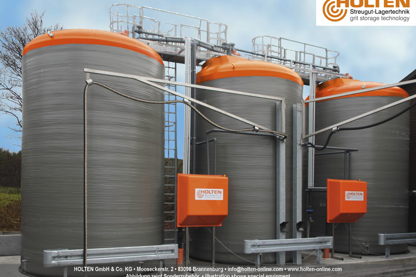 brine holding tanks FRP - Holten